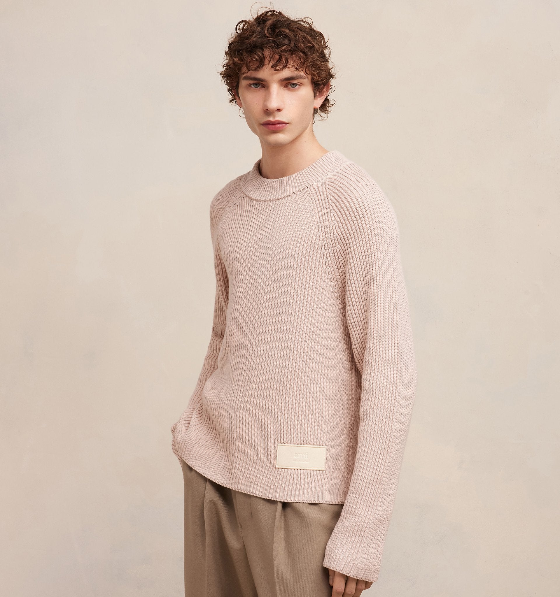 Pull Col Rond Ami Alexandre Mattiussi AMI – HENIN